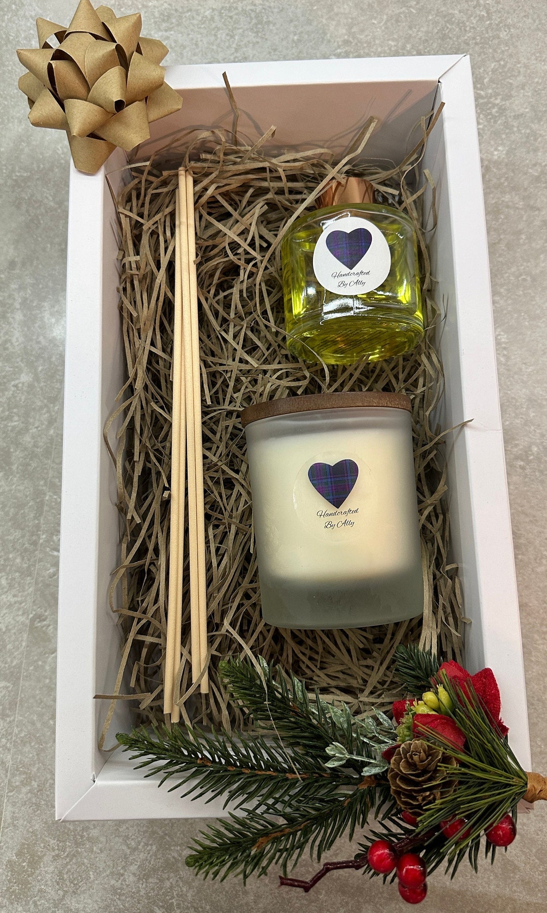 Secret Santa Candle and Diffuser Bundle - Etsy