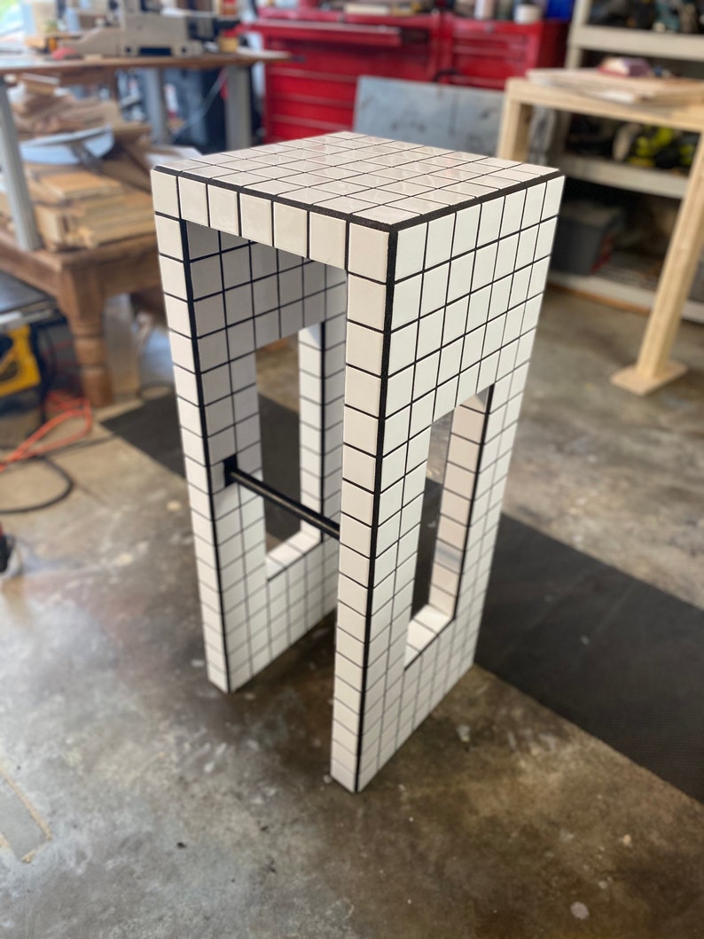 Ceramic Tile Barstools - Etsy