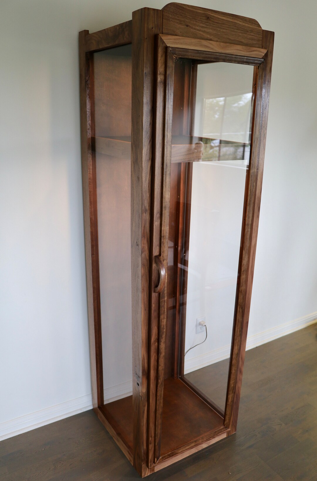 Walnut Display Case - Etsy
