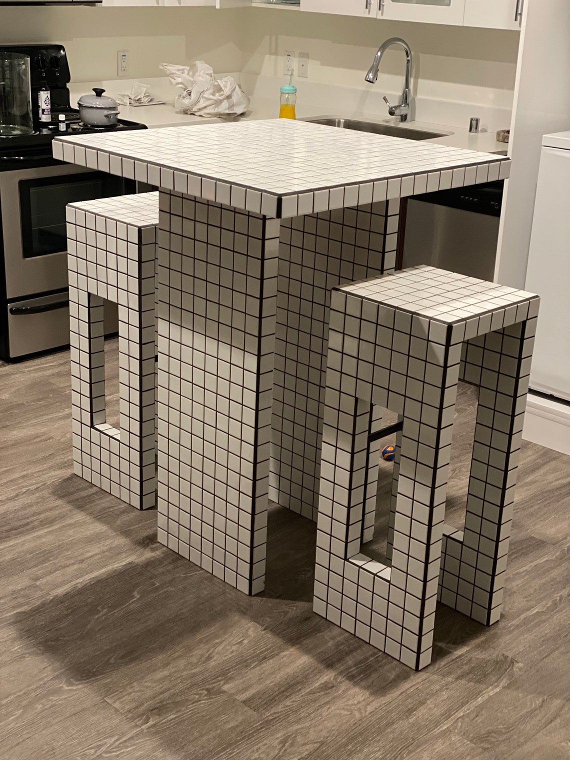 Ceramic Tile Barstools - Etsy