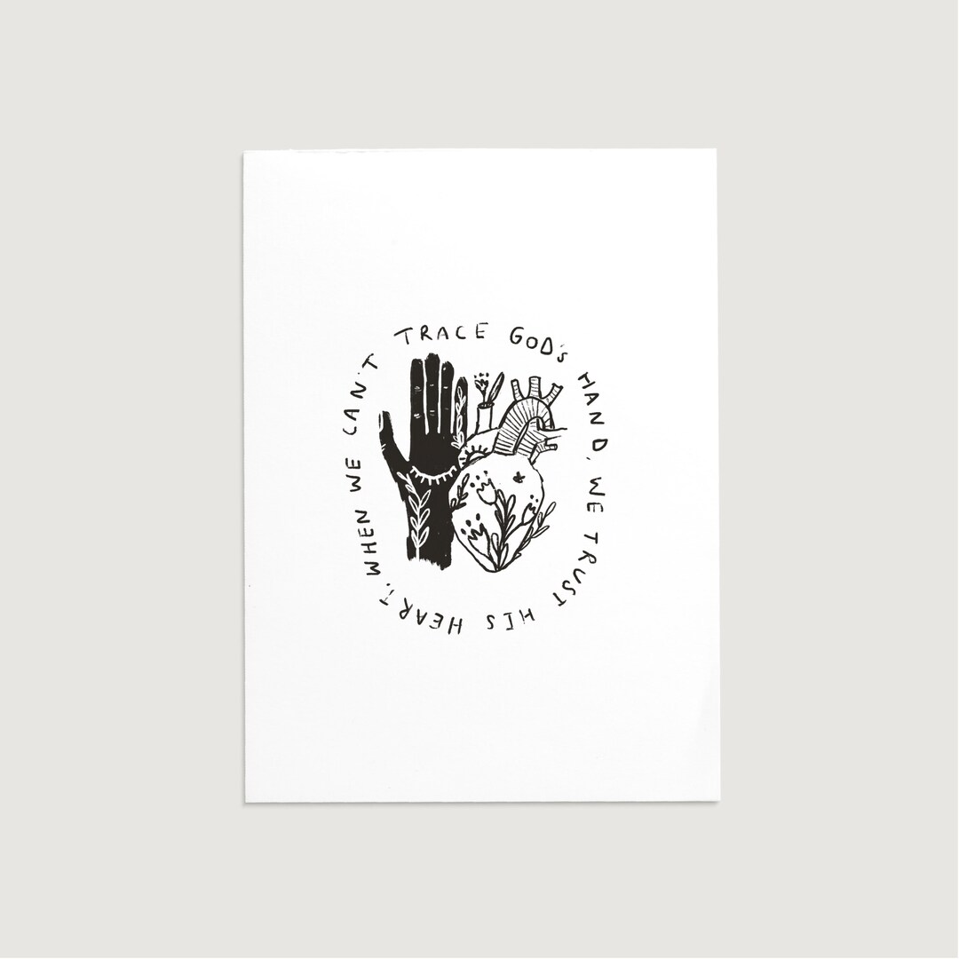 Trace God's Hand Trust His Heart C H Spurgeon / Bible Verse / Wall Art ...