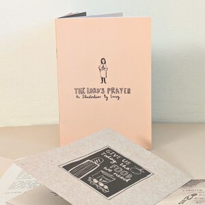 The Lord's Prayer Booklet /illustrated Bible Verse / Christian Gifts ...