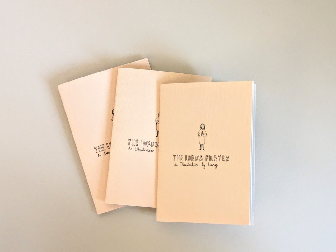 The Lord's Prayer Booklet /illustrated Bible Verse / Christian Gifts ...