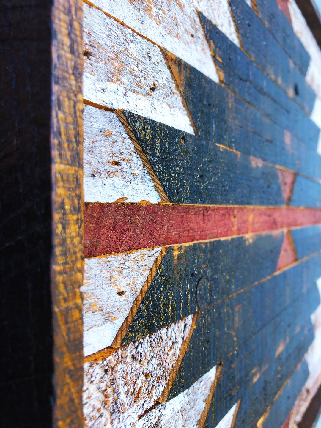 Rustic Navajo Style Wall Art. Barn Wood Art. Reclaimed Wood Art ...