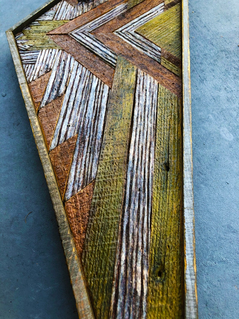 Native wood wall art. Farm house wood wall panel. Wood wall | Etsy