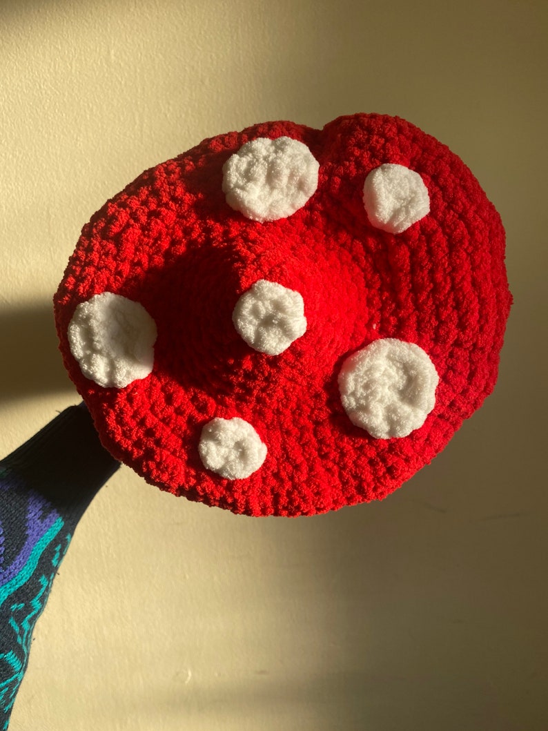Giant Amigurumi Mushroom Clown. Cute Chubby Mushroom Clown Art - Etsy