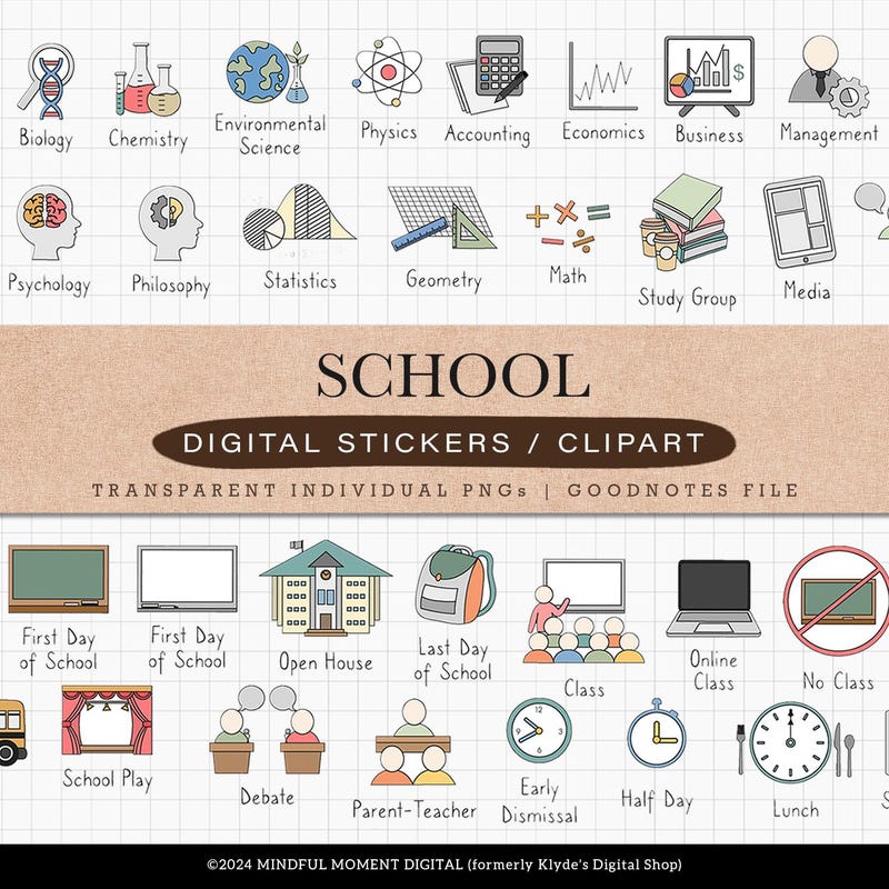 Student Planner Stickers - Etsy