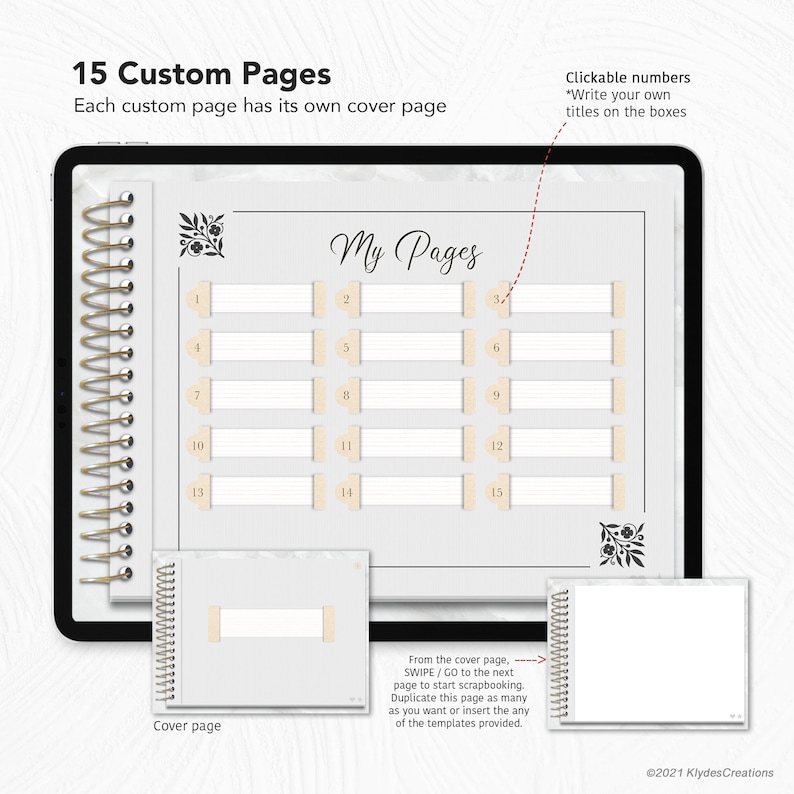 Digital Scrapbook Memory Book Photo Album Memory Keeper - Etsy