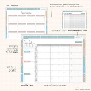 Undated Digital Teacher Planner Goodnotes, Teacher Digital Planner ...
