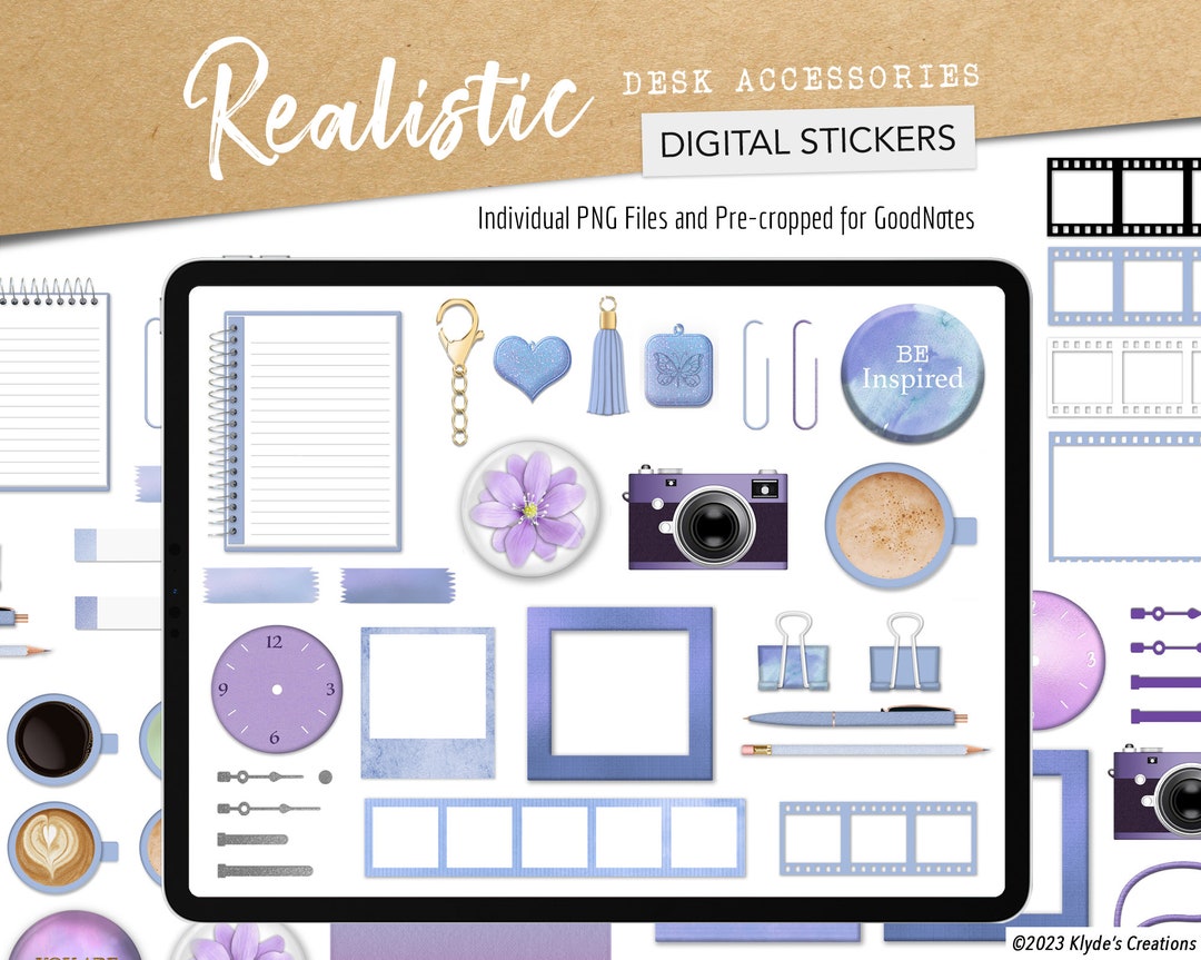 Realistic Digital Stickers, Mock up Stickers, Widgets Stickers for ...