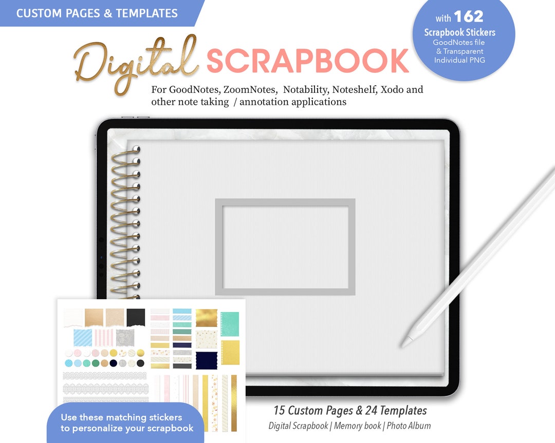 Digital Scrapbook Memory Book Photo Album Memory Keeper W/ Digital ...
