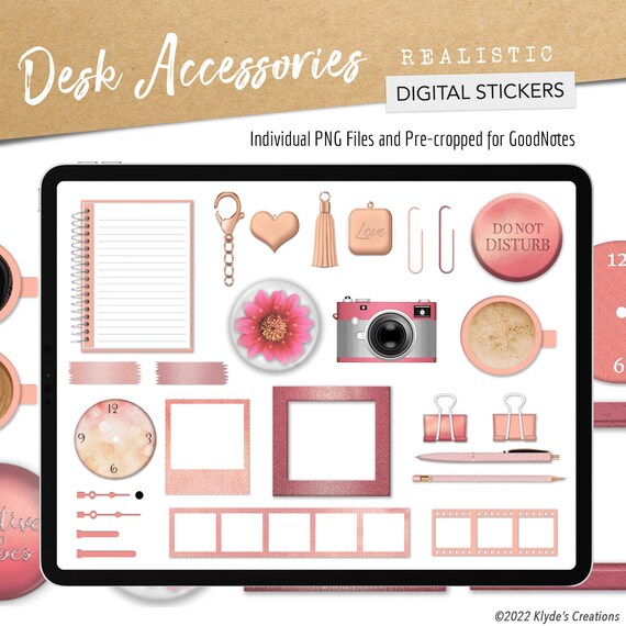 Realistic Digital Stickers Mock up Stickers Widgets Stickers - Etsy