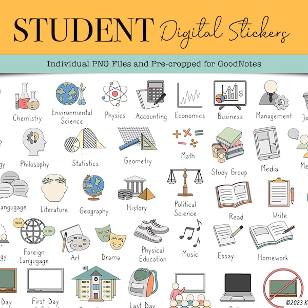 Student Planner Stickers - Etsy