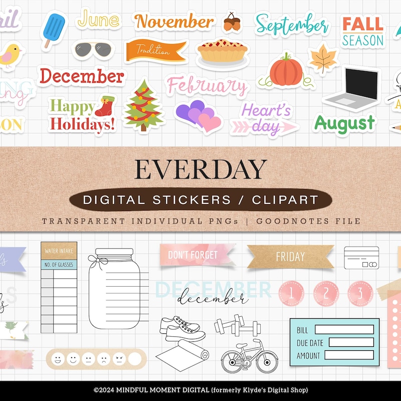Digital Stickers - Etsy