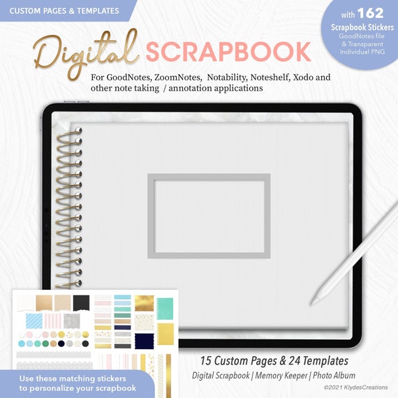 Digital Scrapbook Memory Book Photo Album Memory Keeper - Etsy