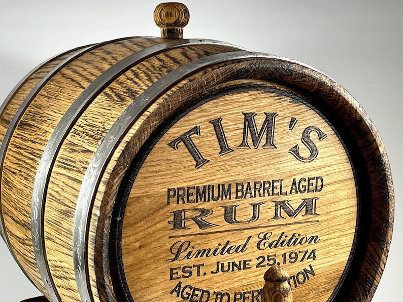 Rum Barrel Personalized Whiskey Cask 1-2-3-5-10-15L Custom | Etsy