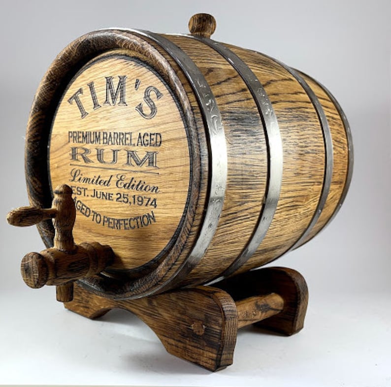 Rum Barrel Personalized Whiskey Cask 1-2-3-5-10-15L Custom | Etsy