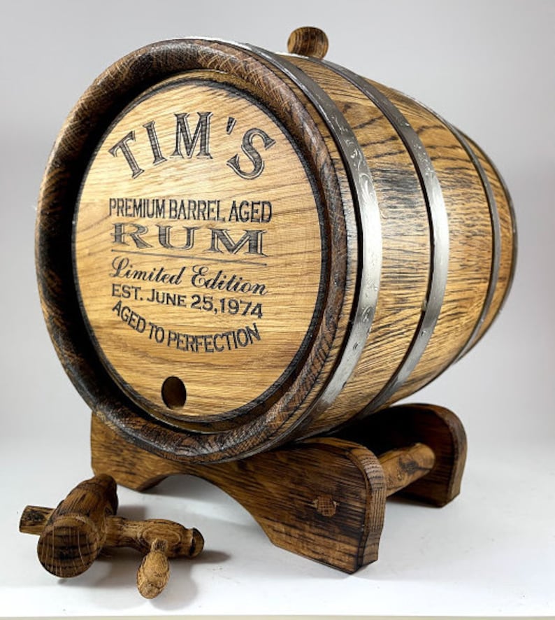 Rum Barrel Personalized Whiskey Cask 1-2-3-5-10-15L Custom | Etsy