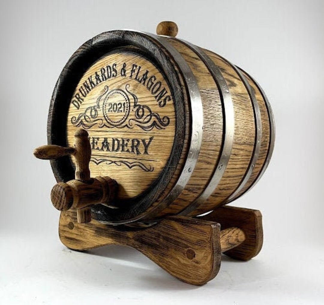 Whiskey Barrel, Personalized Wooden Cask 1-2-3-5-10-15L, Custom Whisky ...