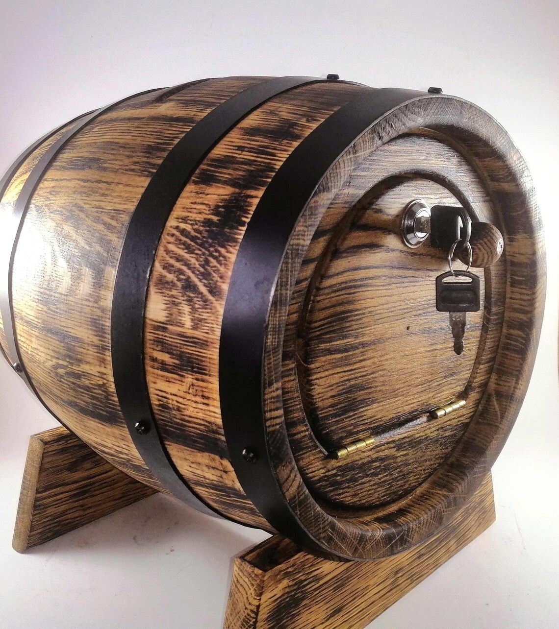 Wedding Barrel Card Box 10L Personalized Oak Whiskey Barrel | Etsy