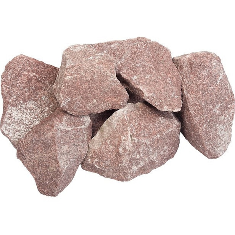 Sauna Rocks, Raspberry Quartzite 20 Kg for Baths and Saunas, Sauna ...
