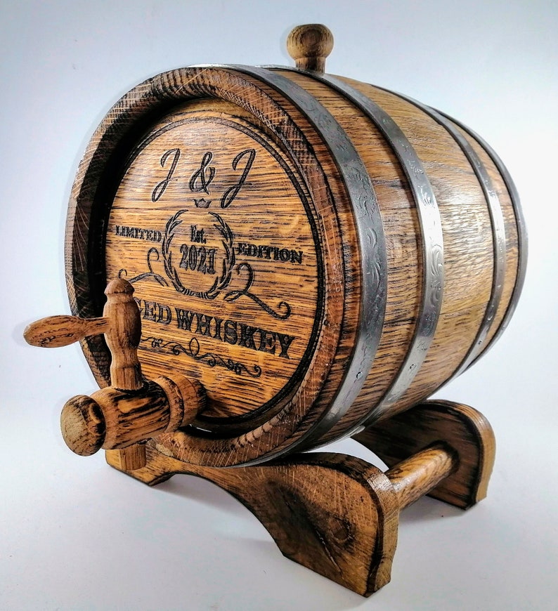 Oak Barrel Personalized Whiskey Barrel 1-2-3-5-10-15L Custom | Etsy