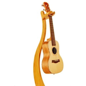 Handmade Wooden Floor Guitar Stand, Rustic Acoustic & Electric Guitar ...