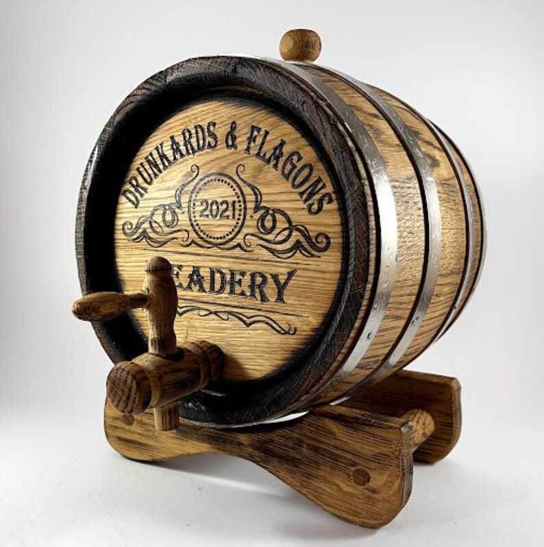 Whiskey Barrel Personalized Wooden Cask 1-2-3-5-10-15L | Etsy