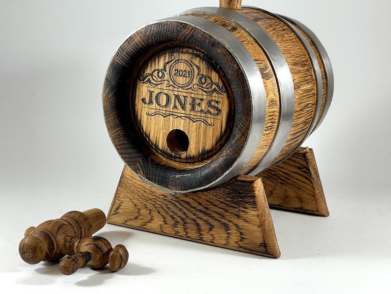 Mini Whiskey Barrel, Oak Keg, Personalized Wood Cask 1-2L, Custom ...