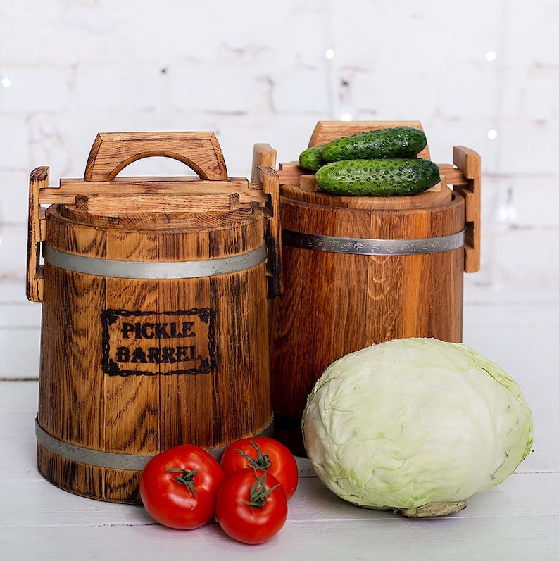 Personalized Pickle Oak Barrel 3L-5L-10L-15L Wood Vat With a - Etsy