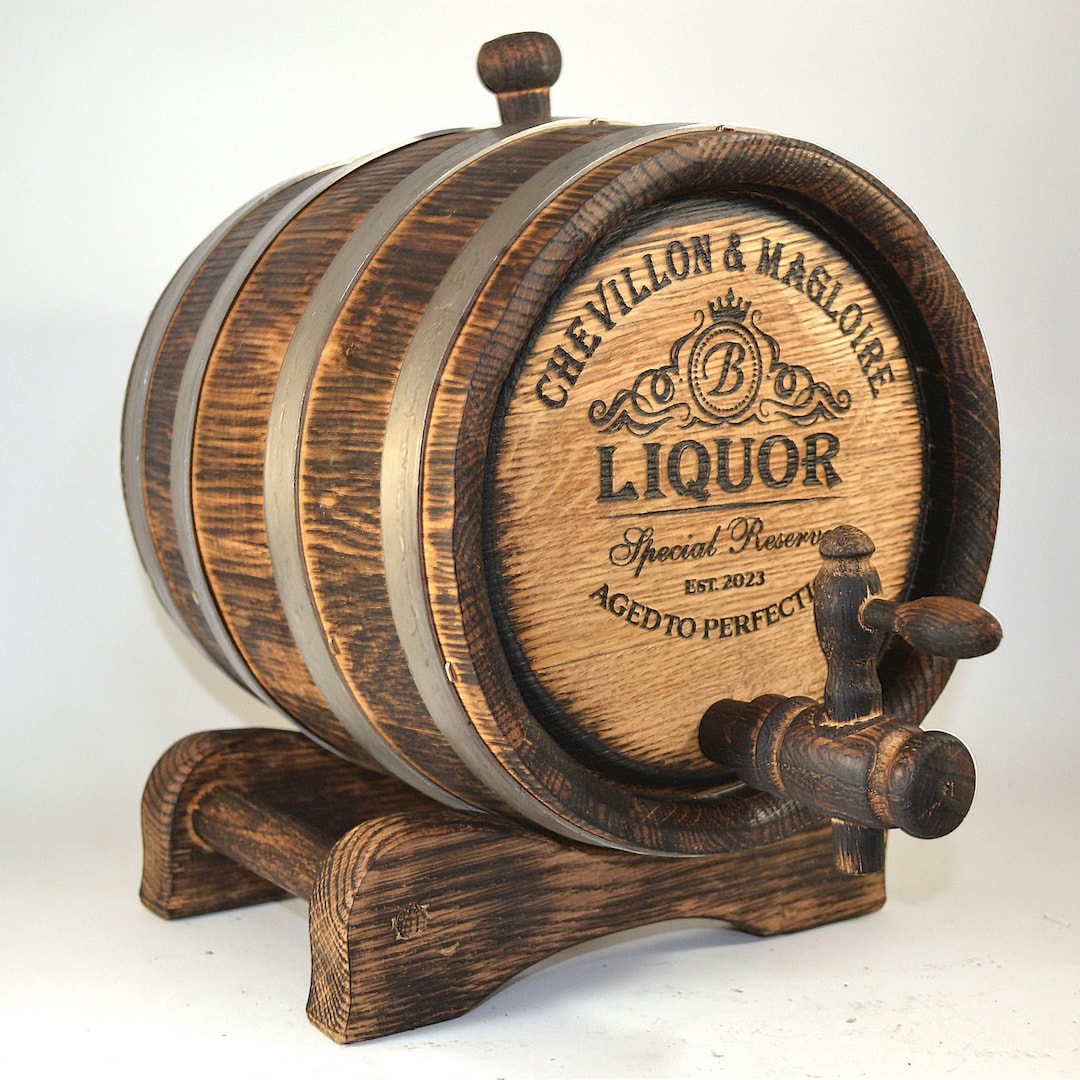 Liquor Barrel 1-15L, Oak Keg, Personalized Custom Whisky-wine-rum ...