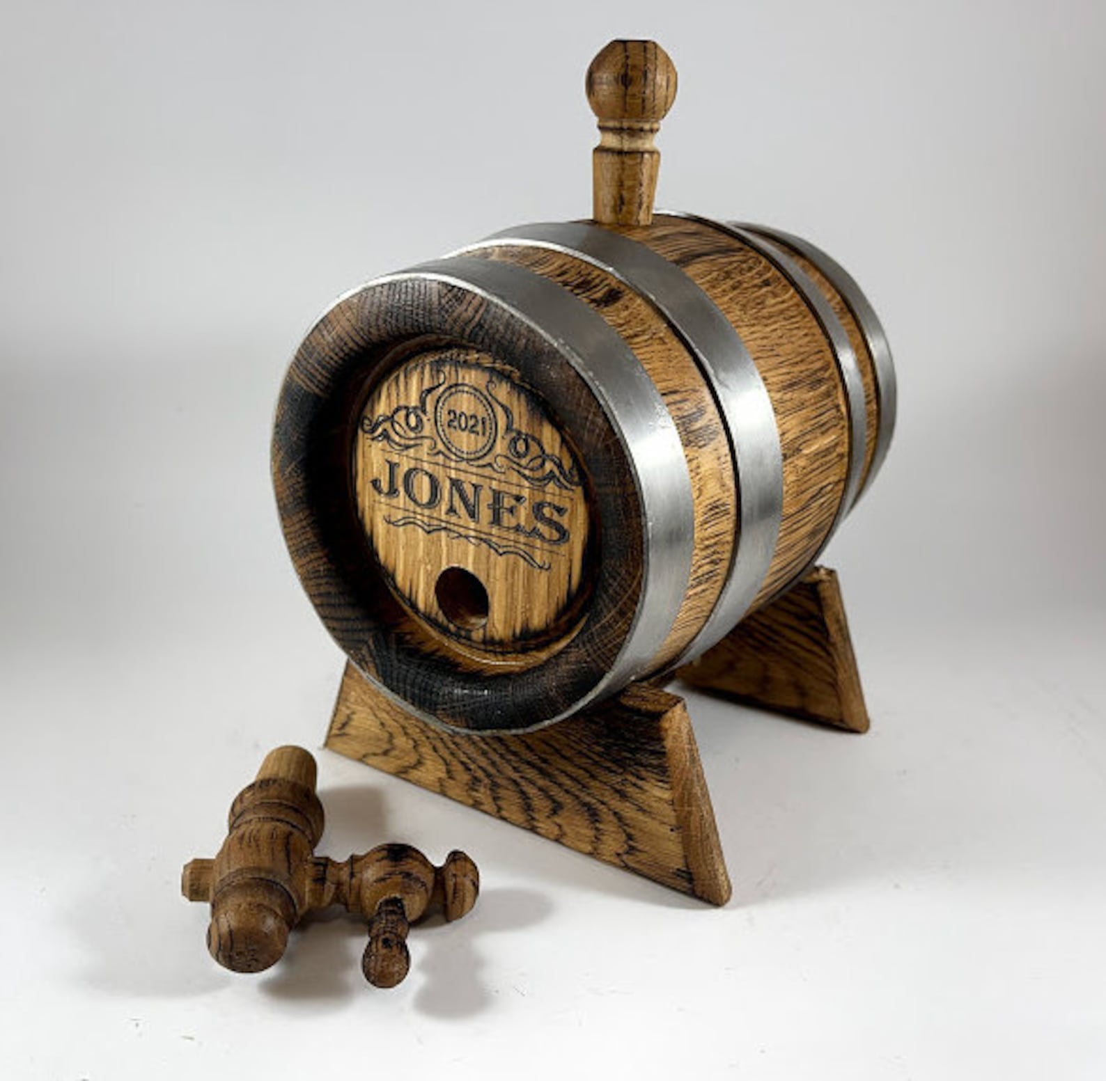 Mini Whiskey Barrel Oak Keg Personalized Wood Cask 1-2L - Etsy