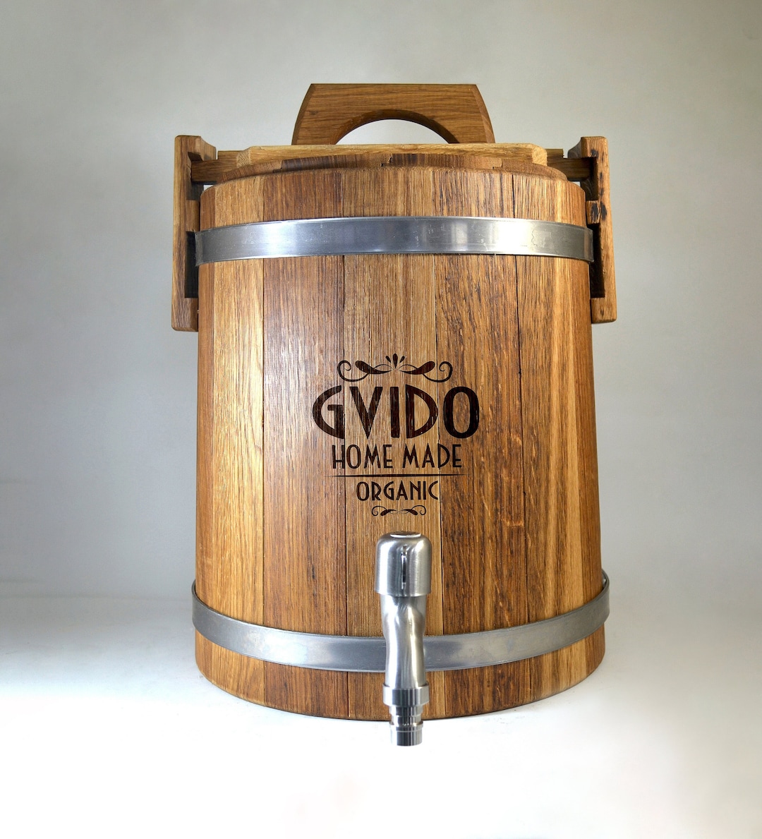 Kombucha Container, Ecological Fermentation Barrel, Wooden Barrel for ...