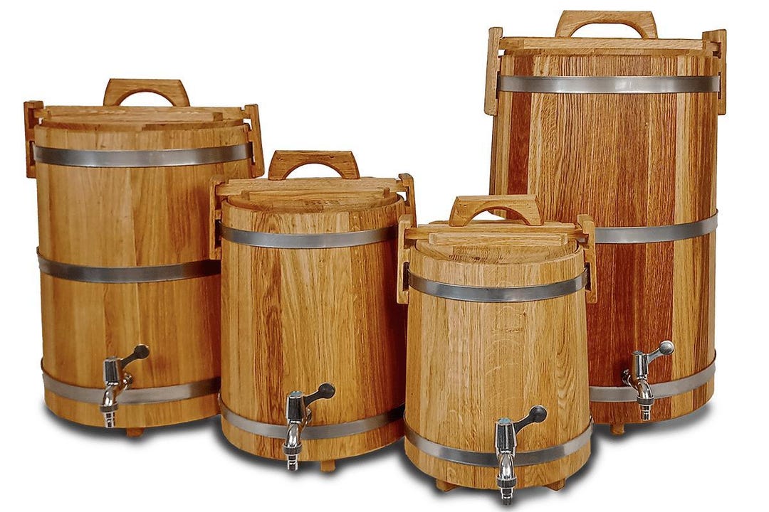 Personalized Oak Barrel 3-5-10L-15L With Tap and Stand – Handmade ...