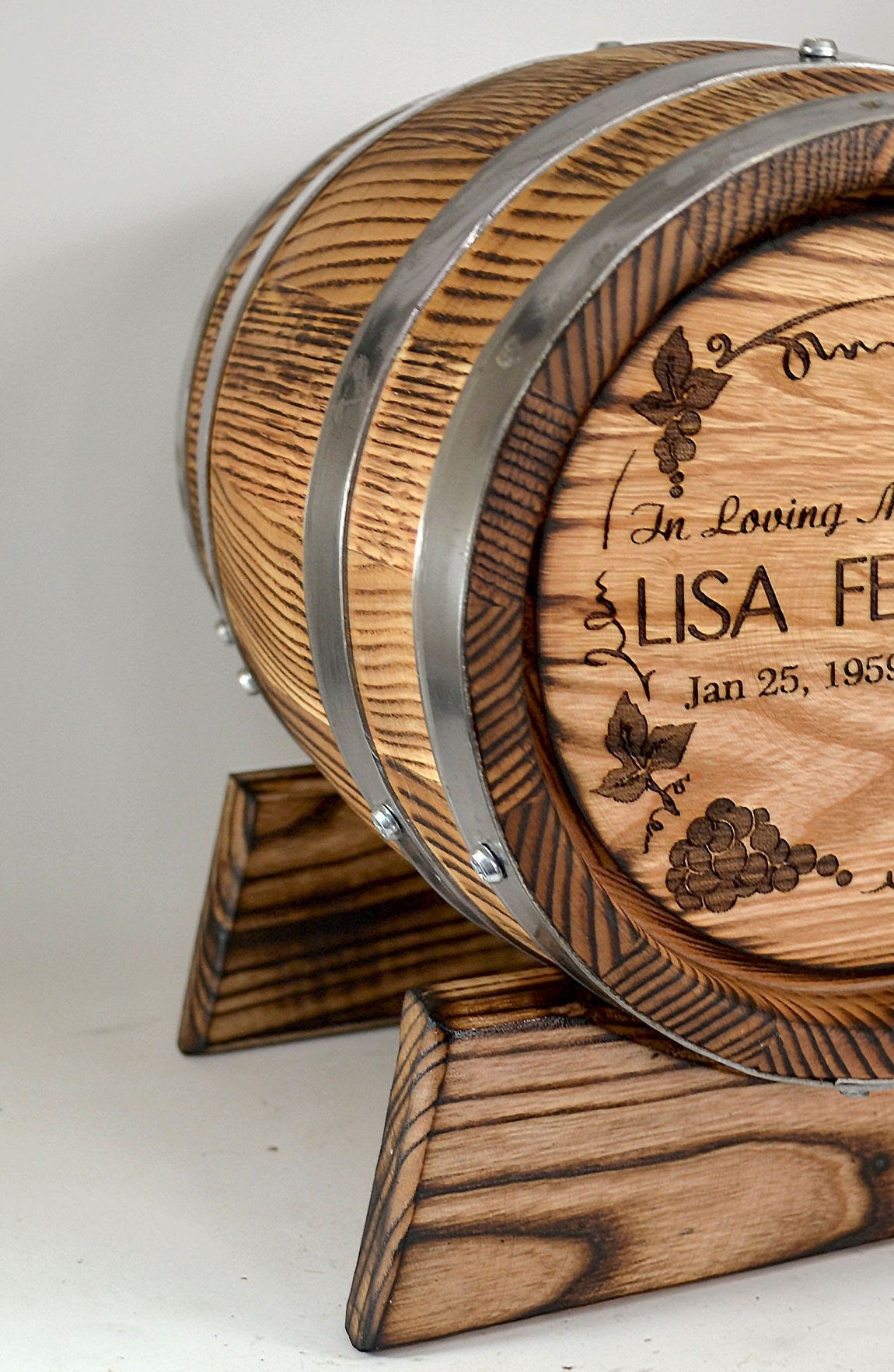 Personalized Ash Urn 3 L,whiskey Barrel, Urns for Human Ashes, Custom ...