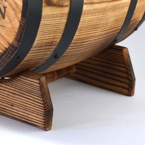 Wedding Barrel Card Box 10L, Personalized Oak Whiskey Barrel Box, Wine ...