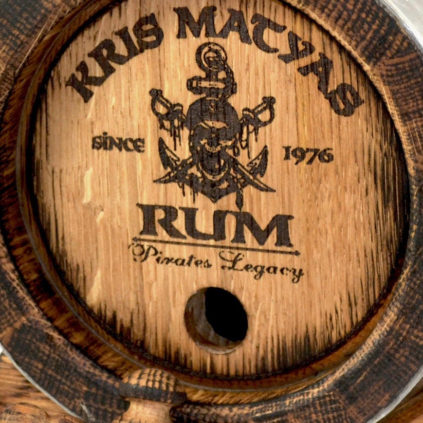 Pirate Rum Barrel