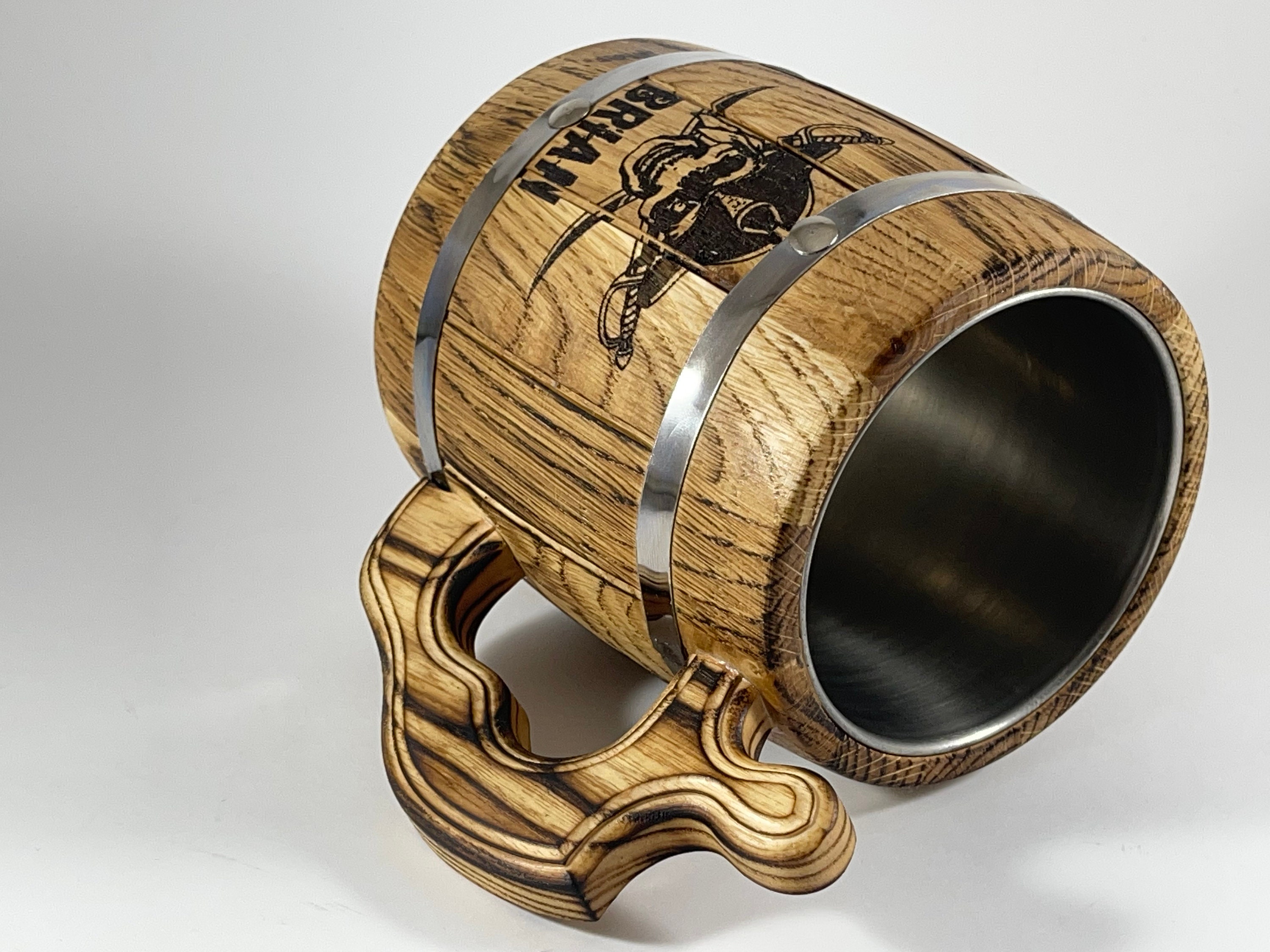 Wooden Tankard Beer Mug Tavern Mug Wedding Party Gifts | Etsy