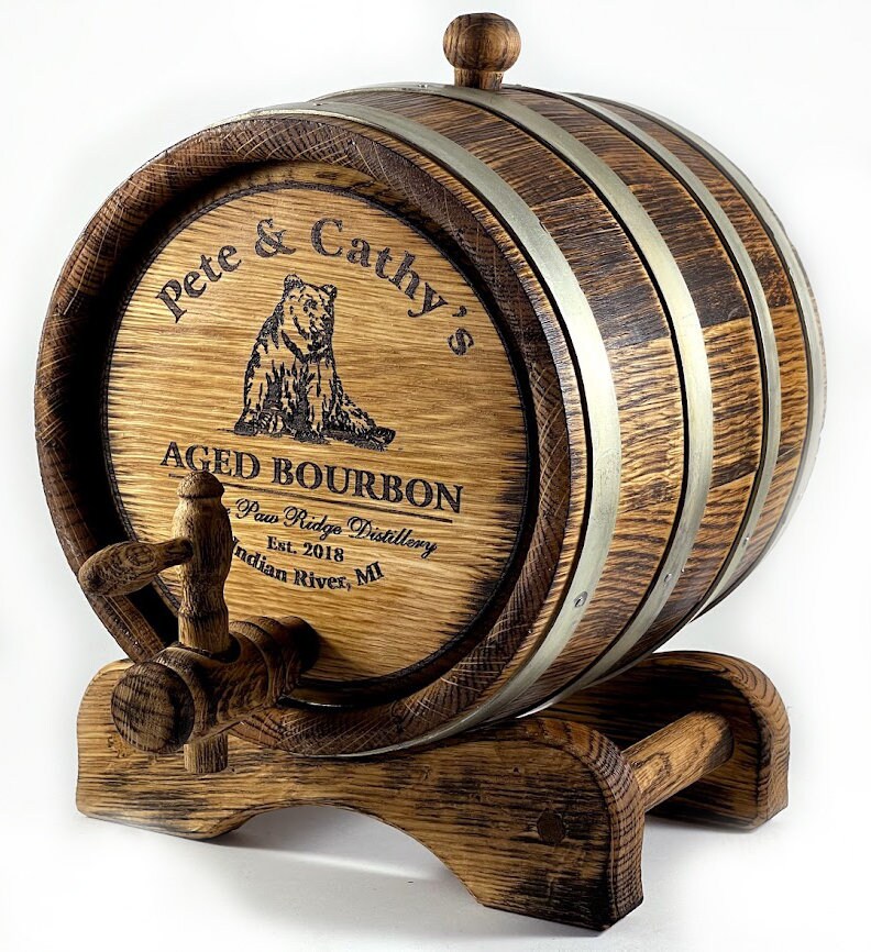 Home & Living Drink & Barware Oak Keg Personalized Whisky-Wine-Rum ...