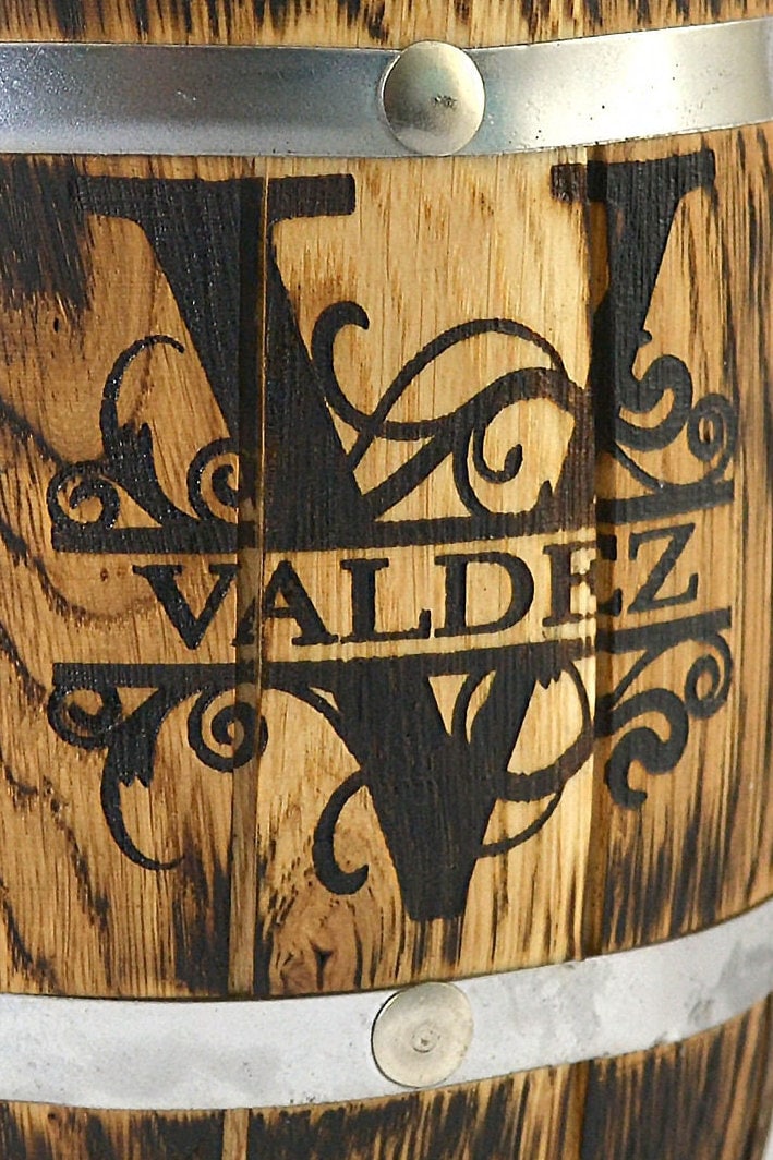 Oak Tankard Gift for Him Engraved Wooden Beer Barrel Mug - Etsy