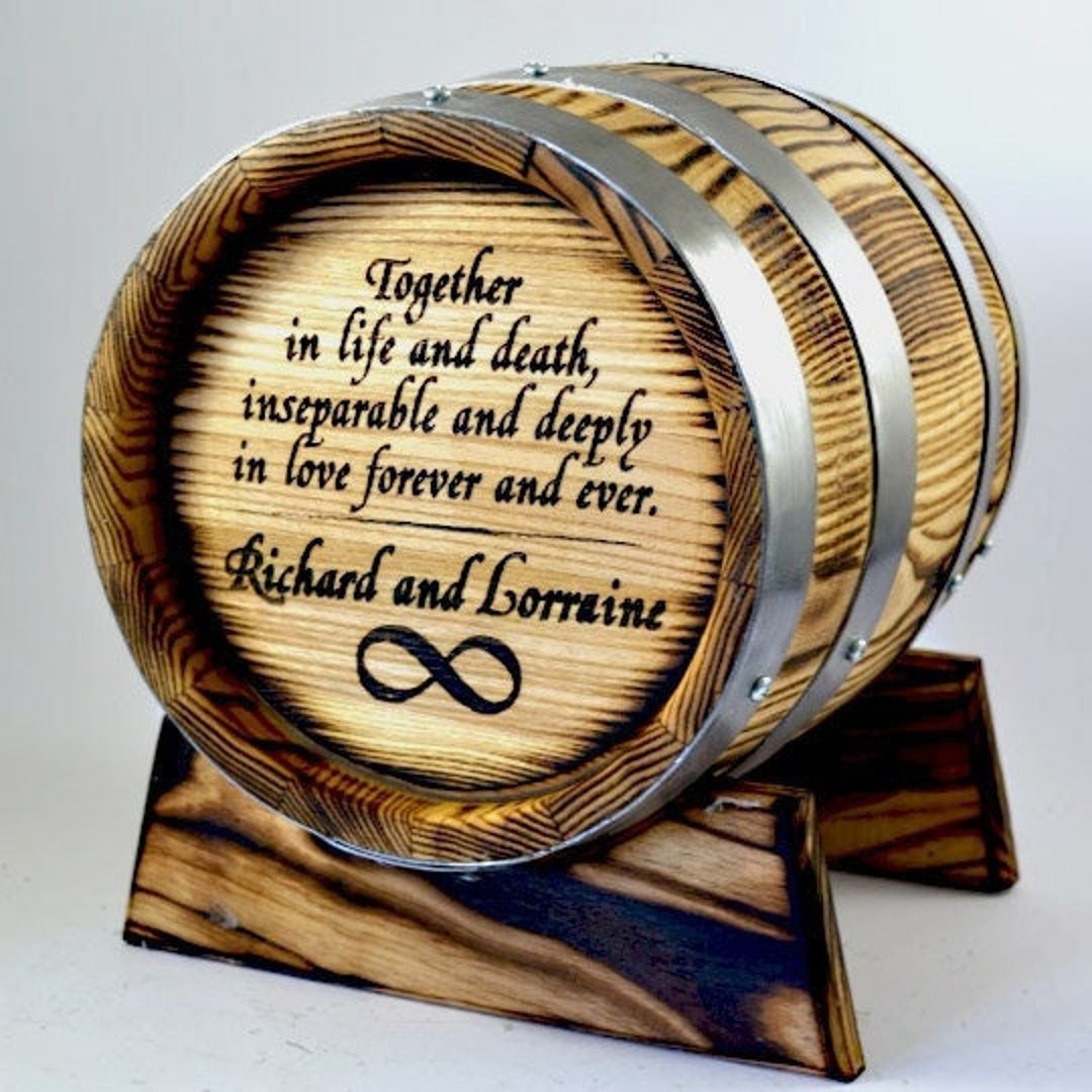 Personalized Ash Urn 3 L,mini Whiskey Barrel, Pet Ashes Urn,custom ...