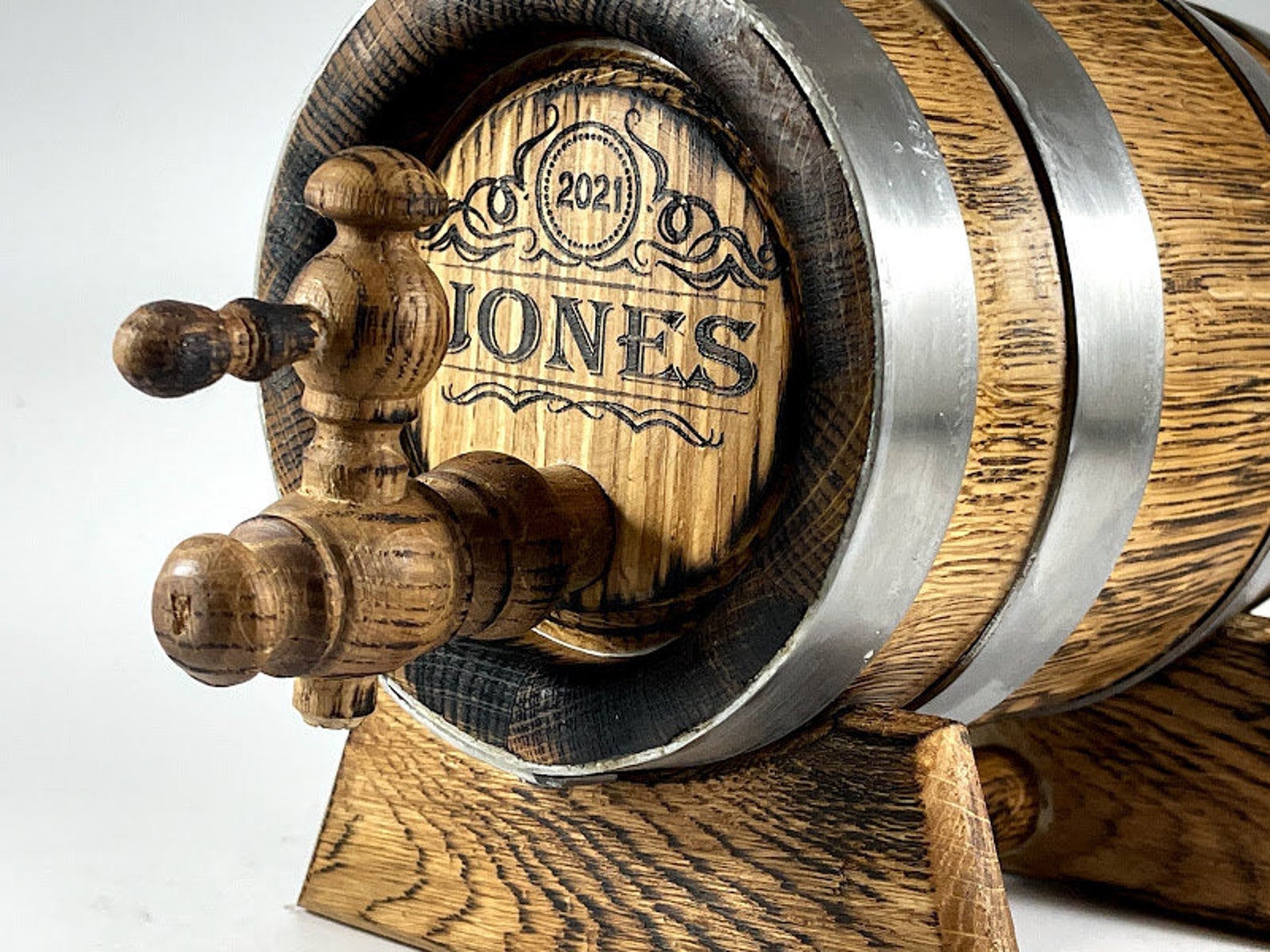 Mini Whiskey Barrel, Oak Keg, Personalized Wood Cask 1-2L, Custom ...