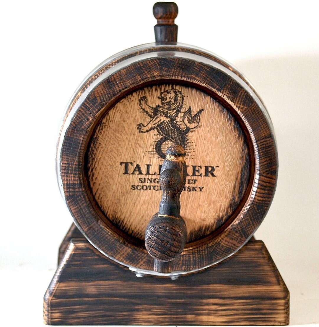 Talisker Whiskey Logo Oak Barrel 1-2-3-5-10-15L, Personalized Whisky ...