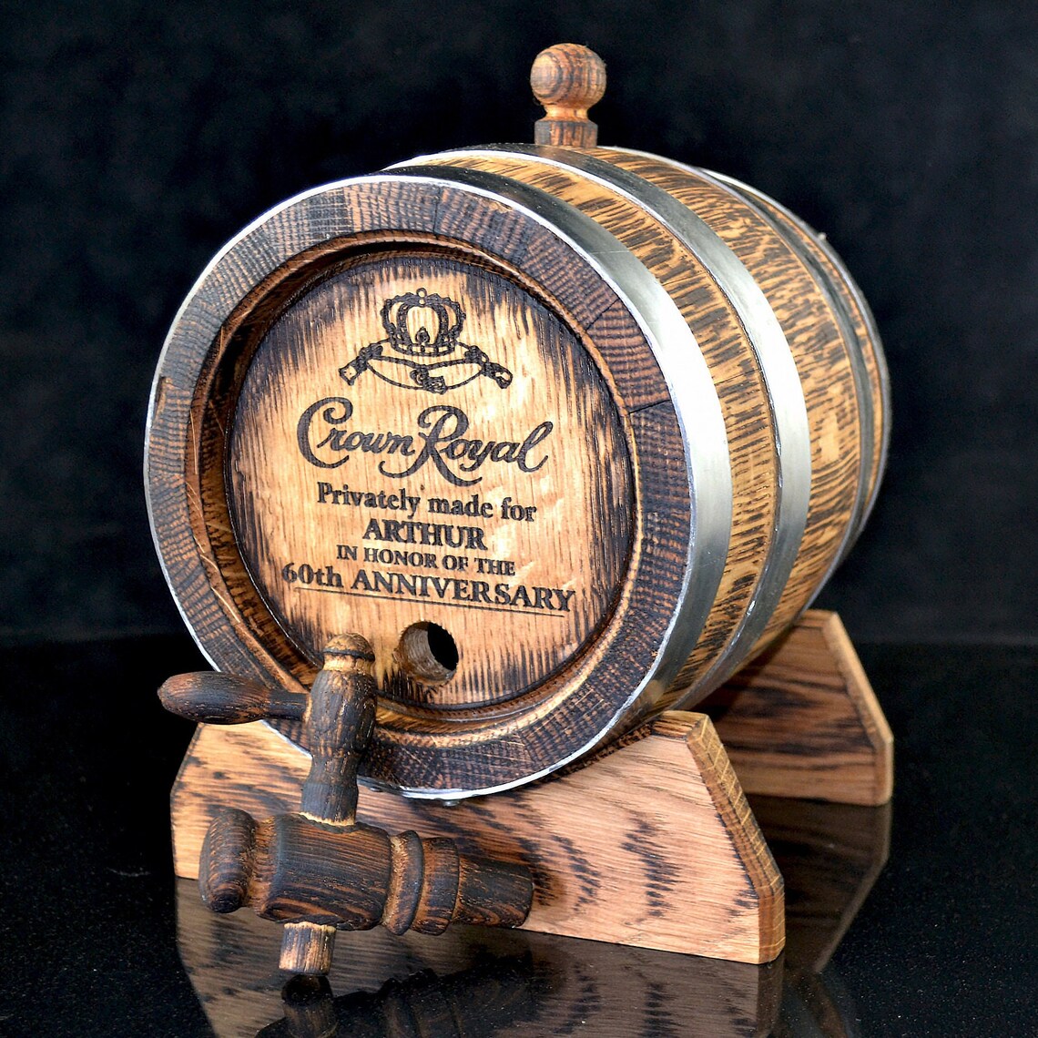 Personalized Oak Whiskey Mini Barrel 1-15L Custom Wooden - Etsy