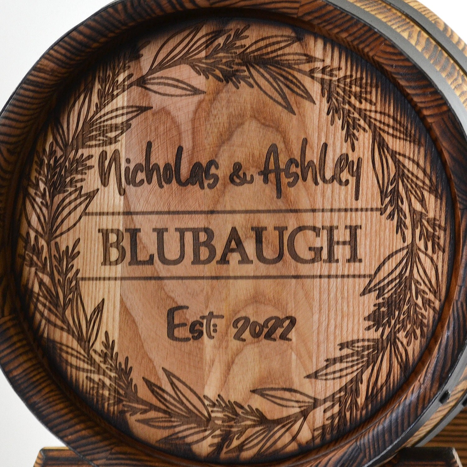 Wedding Barrel Card Box 10L Personalized Oak Whiskey Barrel - Etsy