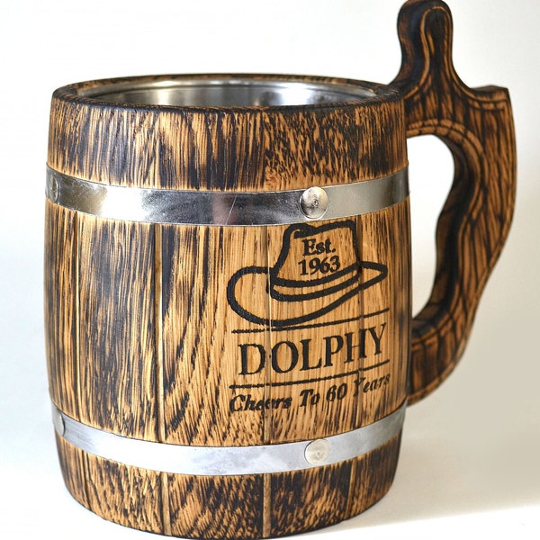 Wooden Tankard - Etsy