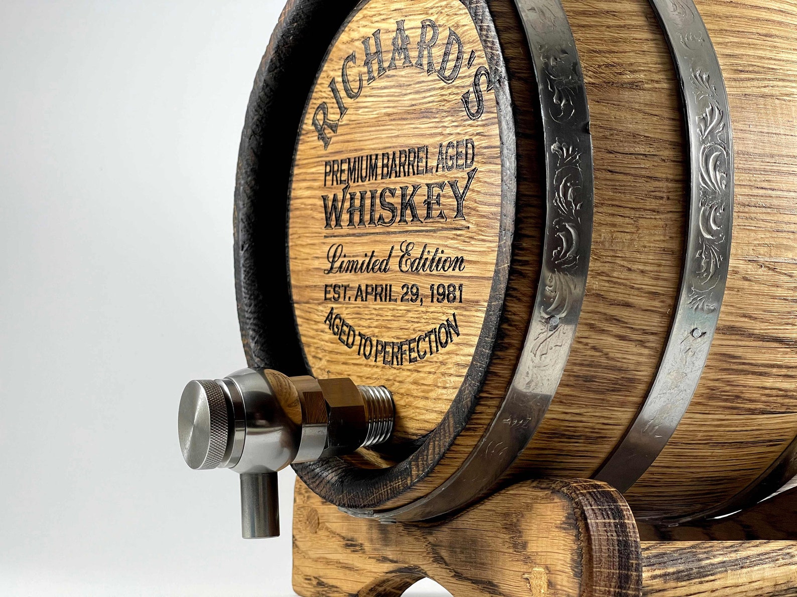 Personalized Whiskey Barrel 1-2-3-5-10-15L, Whisky-wine-rum Barrel ...