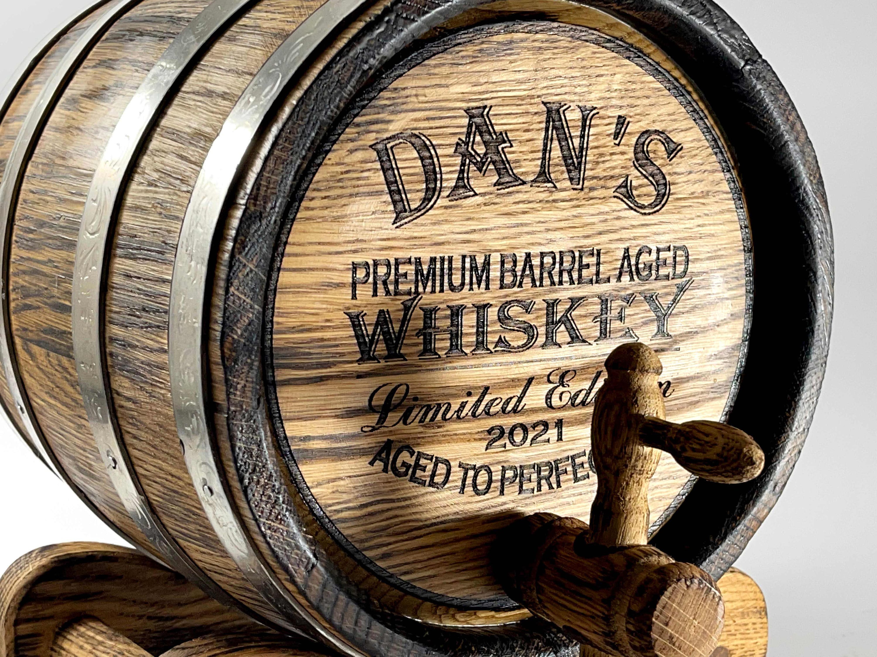 Home & Living Drink & Barware Oak Keg Personalized Whisky-Wine-Rum ...