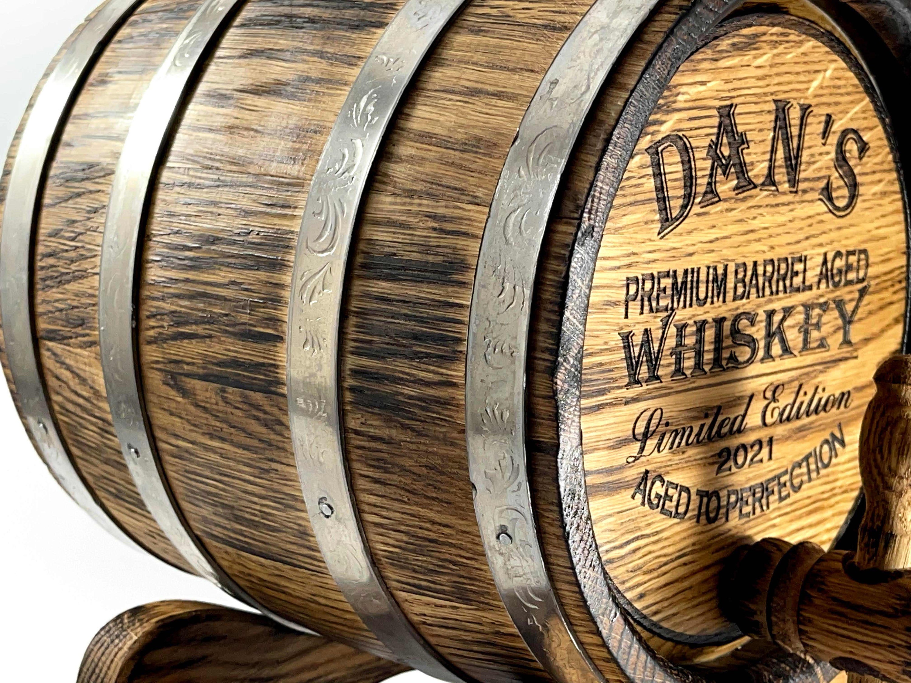 Personalized Oak Whiskey Barrel 1-2-3-5-10-15L, Whisky-wine-rum Barrel ...