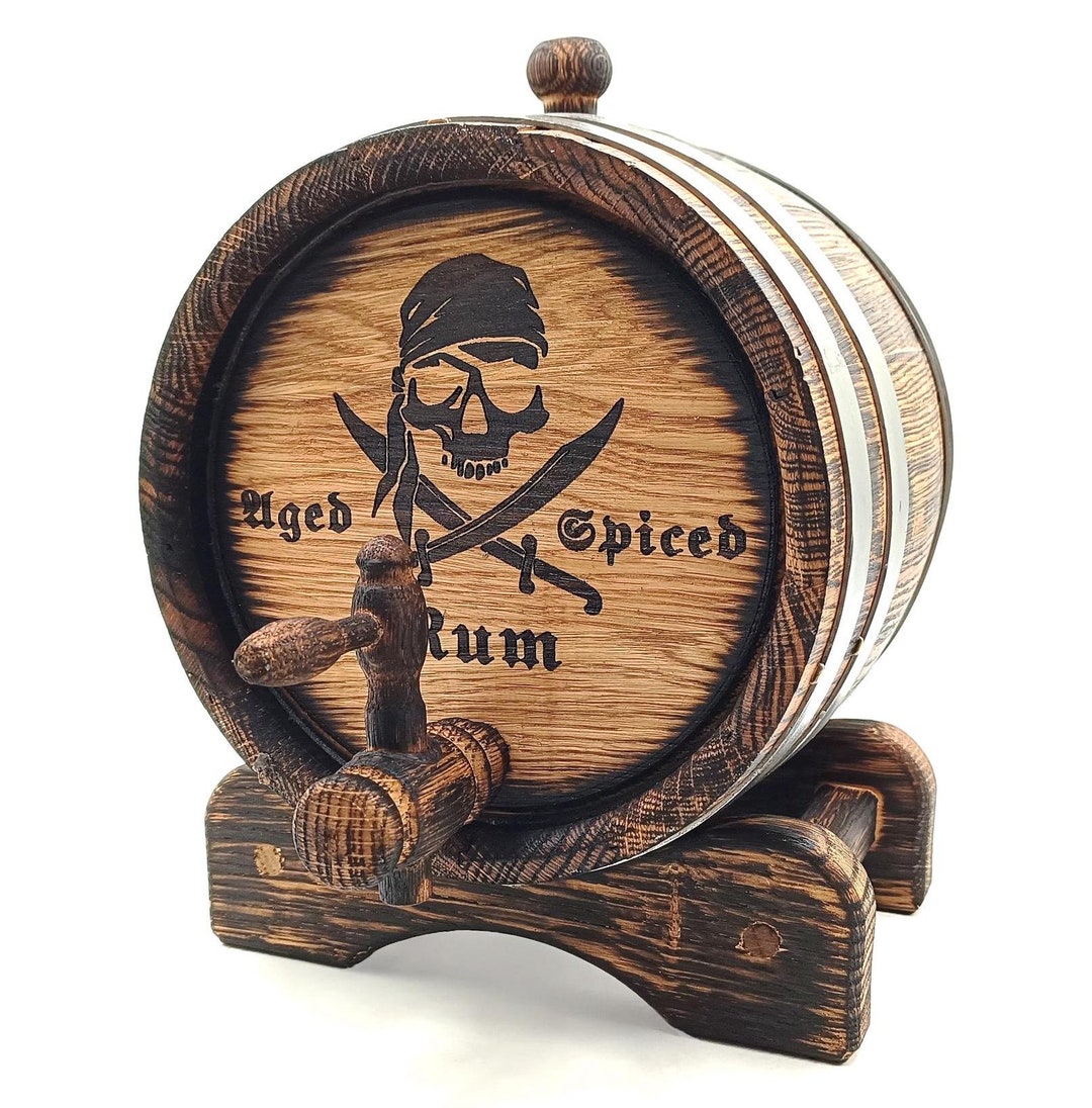 Real Personalized Pirate Barrel Rum Barrel, Custom Whisky-wine-beer ...